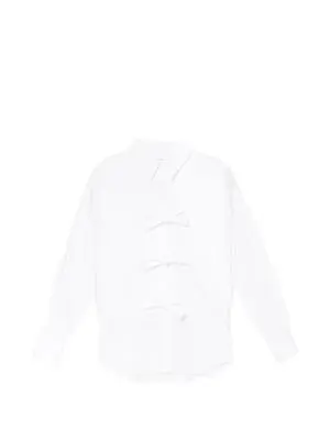 Comme Des Garçons Bow Detail Shirt - White