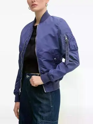 Alpha Industries Zip-up Bomber Jacket - Blue