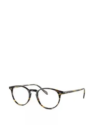 Oliver Spencer Round Glasses - Brown