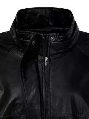 STUDIO TOMBOY Hooded Faux Leather Jacket