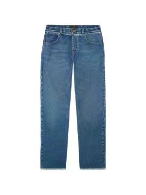Alanui Fringed Jeans - Blue