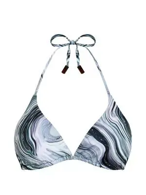 Vilebrequin Marble Triangle-cup Bikini Top - White