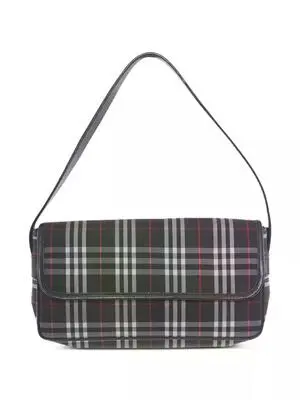 Burberry Tartan-pattern Shoulder Bag - Black