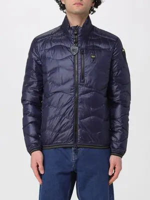BLAUER. Padded Nylon Down Jacket - Blue