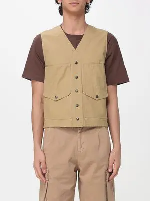 Filson Button Detailed Vests For Men
