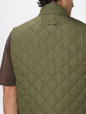 Barbour Quilted Polyester Vest - Green