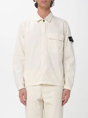 Stone Island Twill Overshirt - Beige