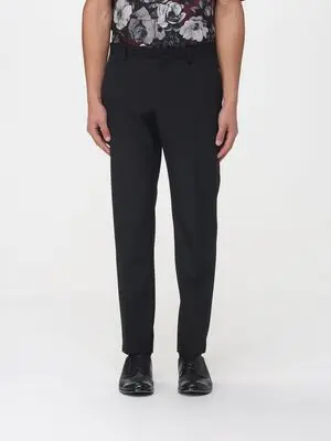 Dolce & Gabbana Slim Fit Virgin Wool Trousers - Black