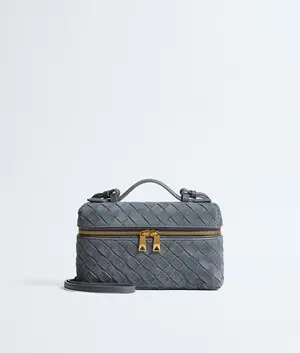 BOTTEGA  VENETA Intrecciato Suede Vanity Case
