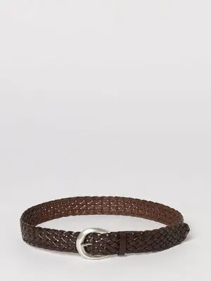 ORTIGNI Orciani Braided Belt Brown