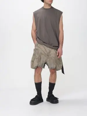 Rick Owens Denim Cargo Shorts - Dust