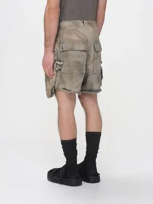 Rick Owens Denim Cargo Shorts - Dust