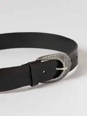 Orciani Leather Belt - Black