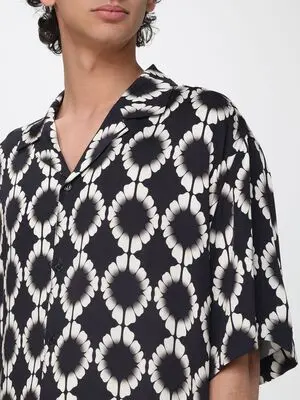 LANEUS Casual Shirt In Printed Cotton