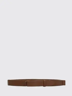 Orciani Hammered Leather Belt - Brown