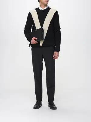 Valentino Garavani Leather Briefcase - Black