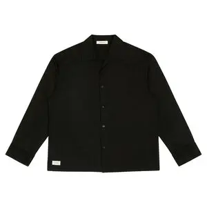 ENTIRE STUDIOS Long-sleeve Pajama Shirt - Black