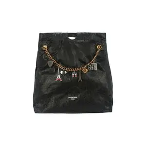 Balenciaga Crush Leather Medium Tote