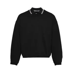 Alexander Wang Long-sleeve Polo Shirt - Black