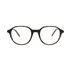 Kenzo Round-frame Acetate Optical Frames 'havana/transparent - Brown
