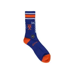 SAINT MXXXXXX Sinner Socks /orange/white - Blue