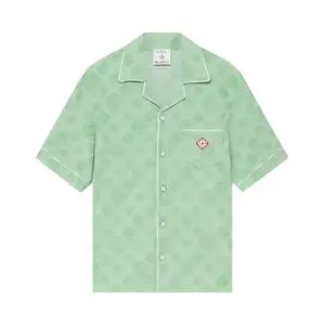 Casablanca Towelling Monogram Shirt - Green