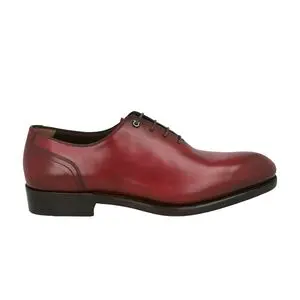 FERRAGAMO Barclay Leather Dress Shoe - Red