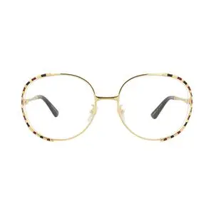 Gucci Round-frame Metal Optical Frames - Gold