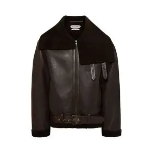 JW Anderson Shearling Jacket 'chocolate - Brown