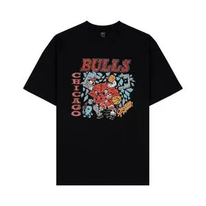 BRAIN DEAD X Nba Chicago Bulls Tee - Black