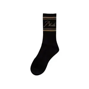 Rhude Script Logo Crew Socks