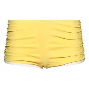 Christopher Esber Oasis Ruched Swim Boyshort Yellow