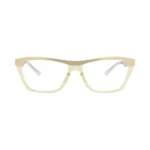 Bottega Veneta Cat Eye-frame Metal Optical Frames /transparent - Gold