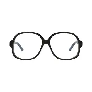 Valentino Garavani Round Acetate Optical Frames /transparent - Black