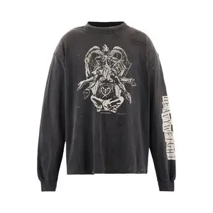 SAINT MXXXXXX Heavy Weight Long-sleeve Tee - Black