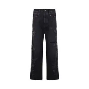 Amiri Bones Studded Baggy Jean 'vintage - Black