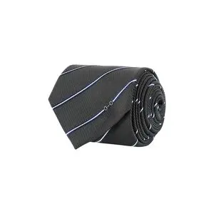 Gucci Striped Horsebit Silk Jacquard Tie /blue - Grey