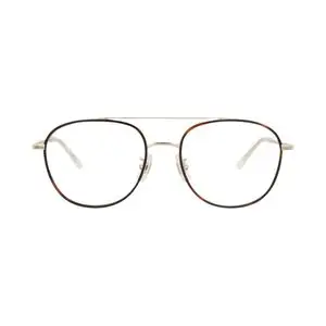 Kenzo Aviator-frame Metal Optical Frames 'havana/gold/transparent - Brown