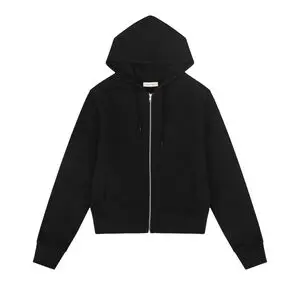 ENTIRE STUDIOS Slim Zip Up - Black