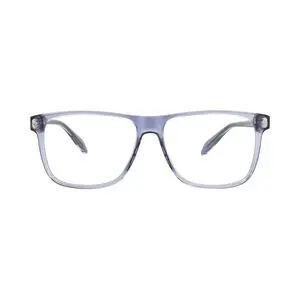 Alexander McQueen Square-frame Acetate Optical Frames /transparent - Blue