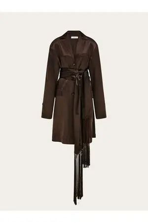 FERRAGAMO Satin Shirt Dress