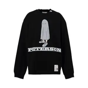 Mihara Yasuhiro Peterson Printed Long-sleeve Tee - Black