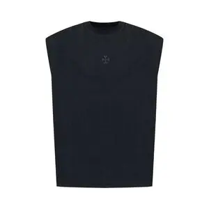 Vetements Cross Logo Sleeveless T-shirt - Black