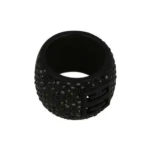 Givenchy 4g Ring In Metal With Crystals