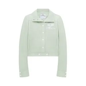COURREGES Vinyle Re-edition Jacket 'light Mint