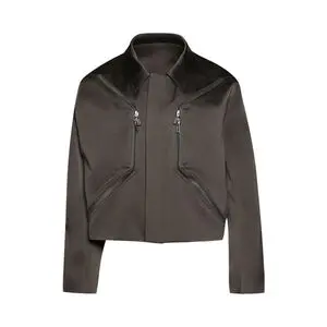 Rick Owens Heizer Mac Jacket 'dark Dust - Brown