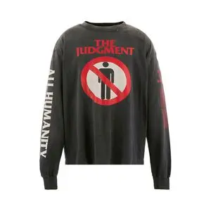 SAINT MXXXXXX The Judgment Long-sleeve Tee - Black