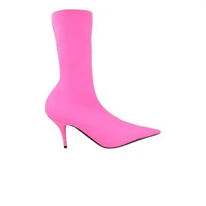 Balenciaga Wmns Knife Sock Bootie Fluorescent - Pink