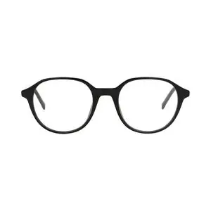 Kenzo Round-frame Acetate Optical Frames /transparent - Black