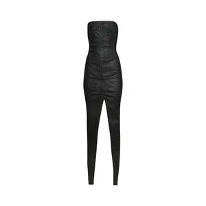 Rick Owens Sliced Bustier Dress - Black